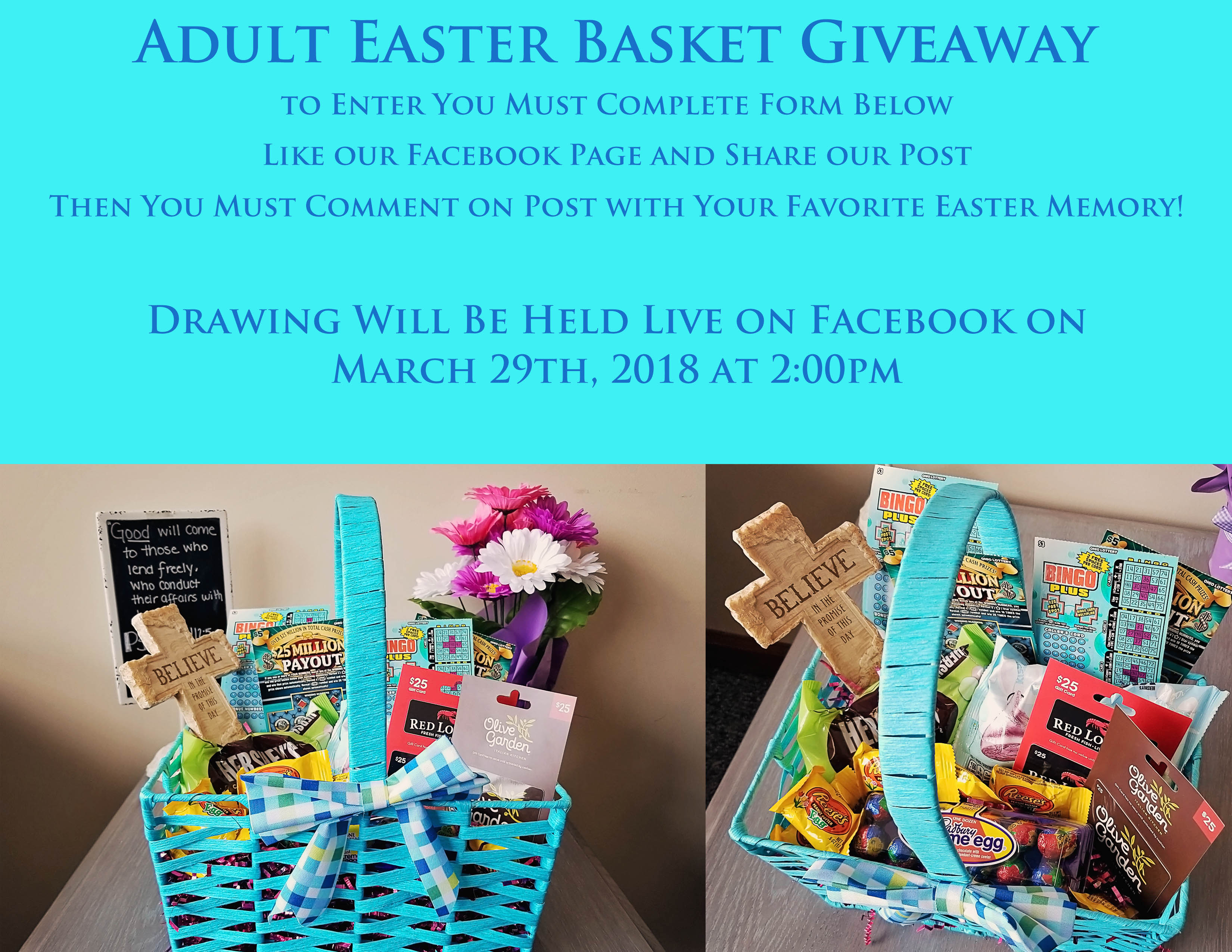 Enter To Win An Adult Easter Basket Donahue Stangle Brown Insurance Agency